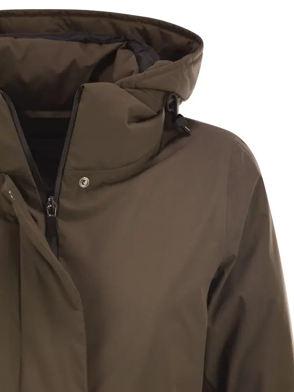 Herno Hooded Down Jacket - Brown