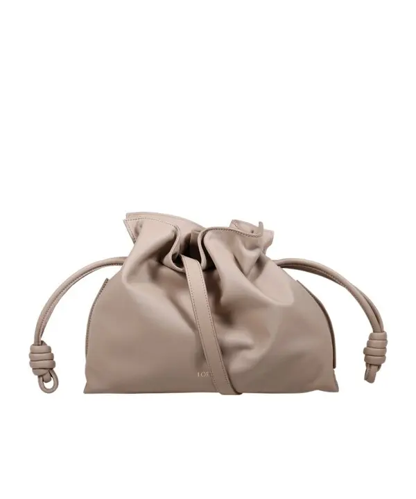 Loewe Medium Flamenco Clutch Bag - Sand-colored