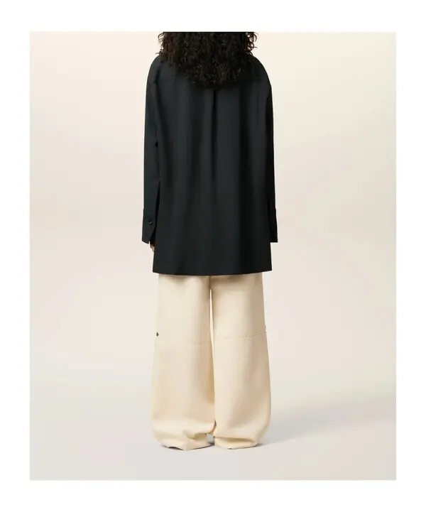 AMI Paris Classic Collar Wool Shirt