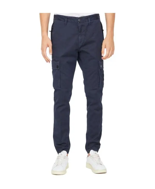 Stone Island Logo Patch Cargo Pants