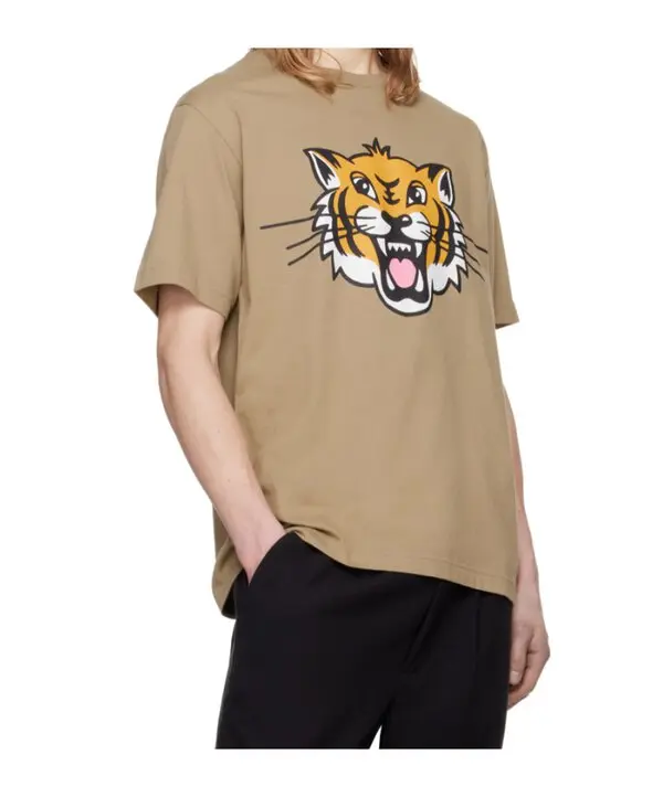 Kenzo Happy Tiger' T-shirt In Cotton