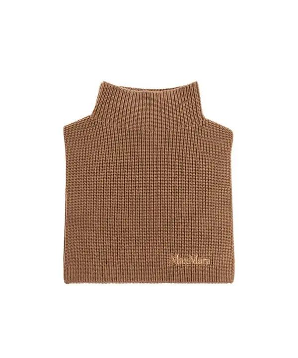 Max Mara Logo Motif Scarf - Brown