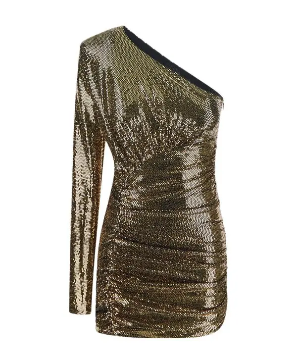 Alexandre Vauthier One-shoulder Sequin Dress