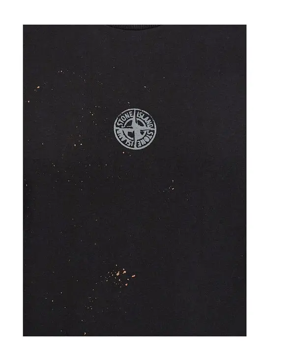 Stone Island Compass-motif Crew-neck T-shirt