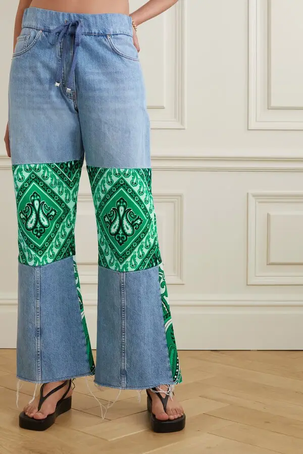 Etro Piece-sewn Flared Jeans