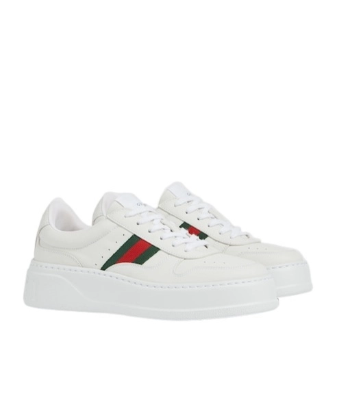 Gucci Chunky Low-top Sneakers With Stripe Detail