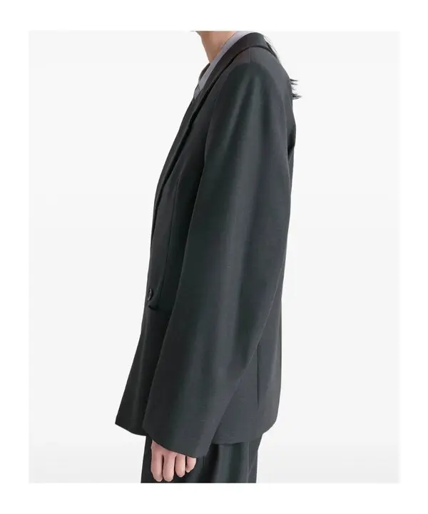 LEMAIRE Double-breasted Tailored Jacket - Grey