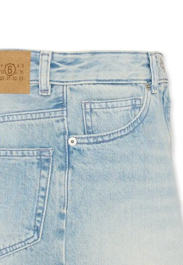MAISON MARGIELA Denim Skirt With Belt Loops