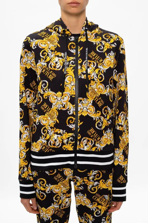 Versace Baroque Print Zip-up Jacket