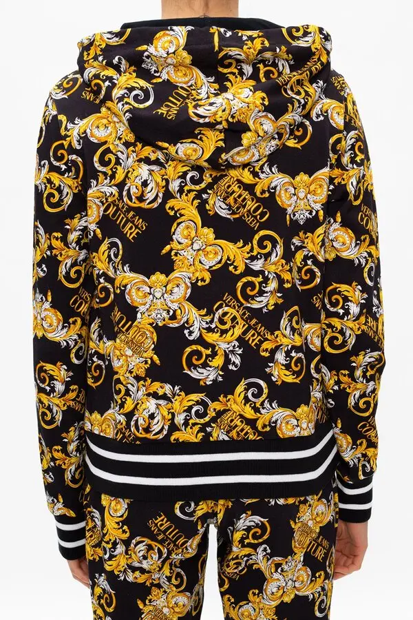 Versace Baroque Print Zip-up Jacket