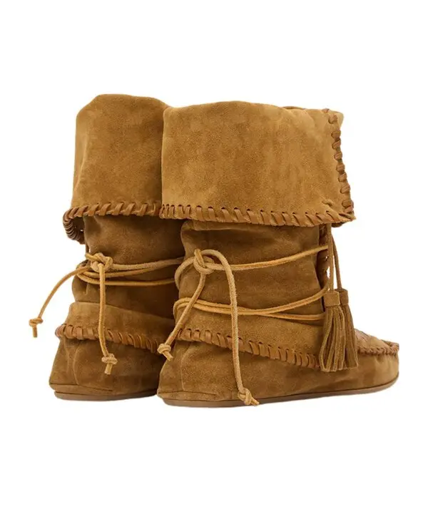 Isabel Marant Étoile Winki Suede Boots - Cognac