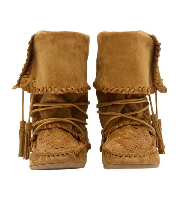 Isabel Marant Étoile Winki Suede Boots - Cognac