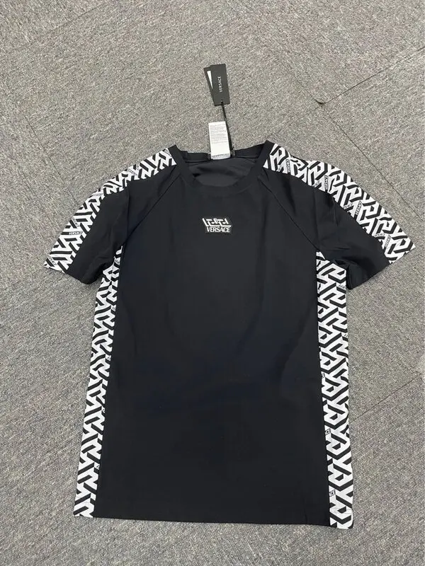 Versace La Greca Panel Short-sleeve T-shirt
