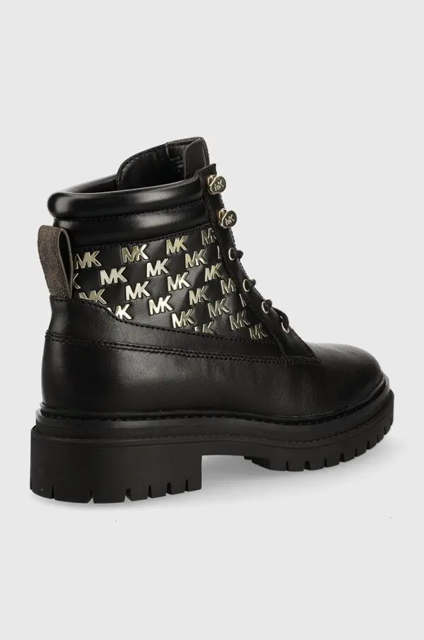 Michael Kors Monogram Lace-up Ankle Boots