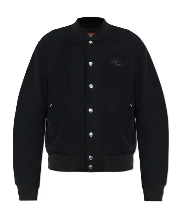 DIESEL® J-arry-wrd Button-up Jacket - Black