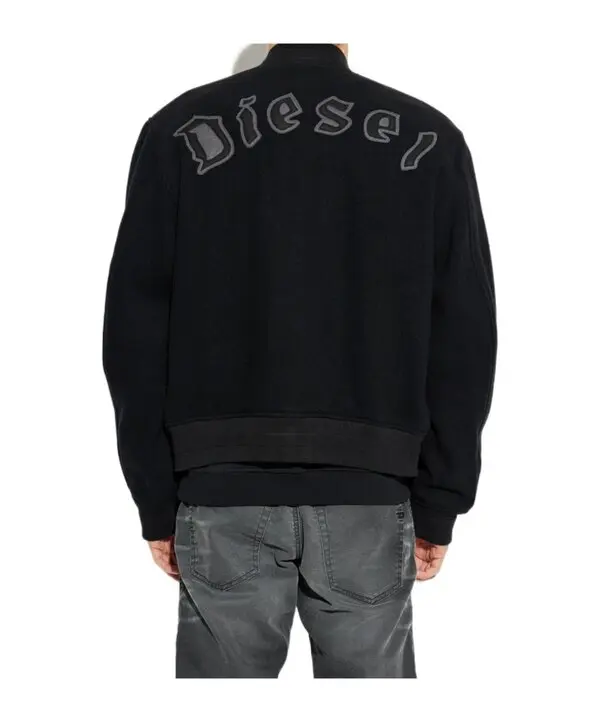 DIESEL® J-arry-wrd Button-up Jacket - Black