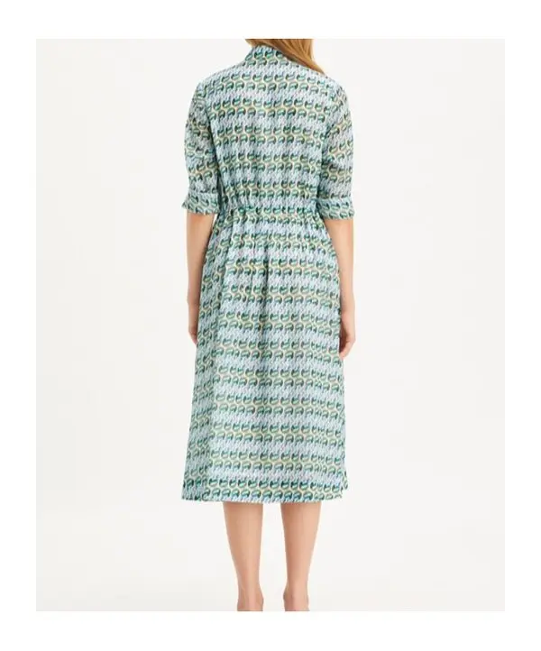 Tory Burch Graphic Printed Shirt Dress
