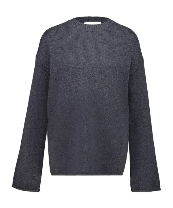 LISA YANG Kristy Crew Neck Sweater - Black