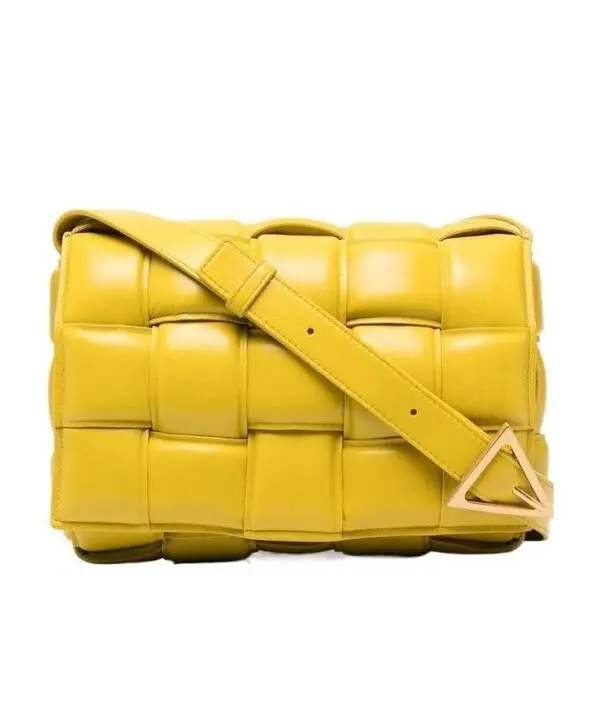 Bottega Veneta Padded Cassette Shoulder Bag - Yellow