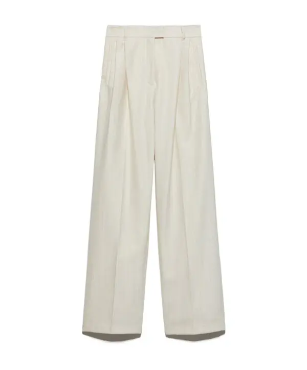MAXCO. Max&co. Tailored Twill Straight Leg Pants