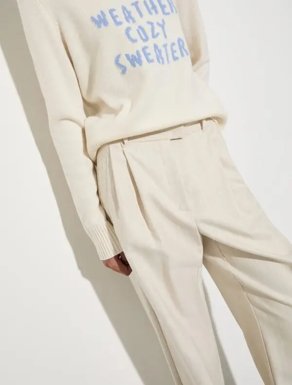 MAXCO. Max&co. Tailored Twill Straight Leg Pants