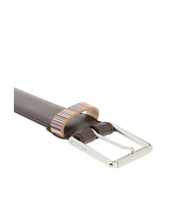 Paul Smith Signature Stripe Buckled Belt