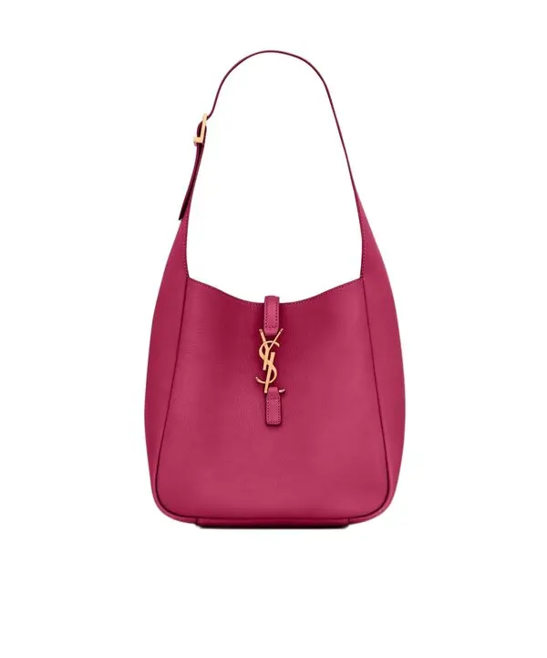 Saint Laurent Leather Shoulder Bag With Logo