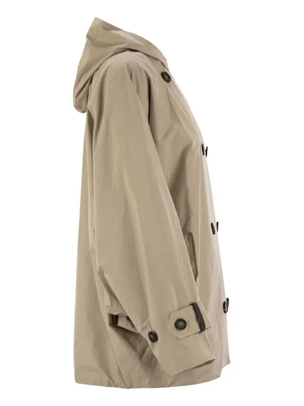 Brunello Cucinelli Double-breasted Hooded Coat