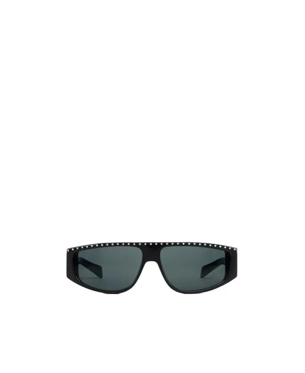 Celine Acetate Sunglasses With Crystal Embellishments - Green