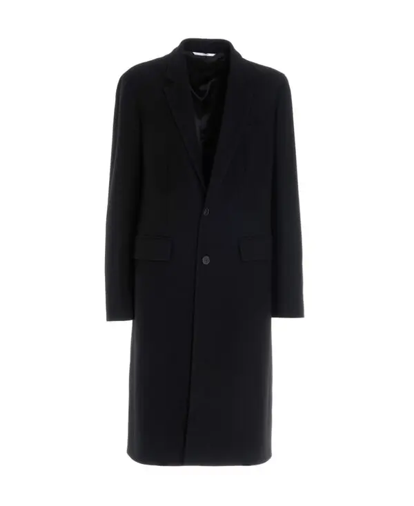 Valentino Garavani Single-breasted Wool Coat - Black