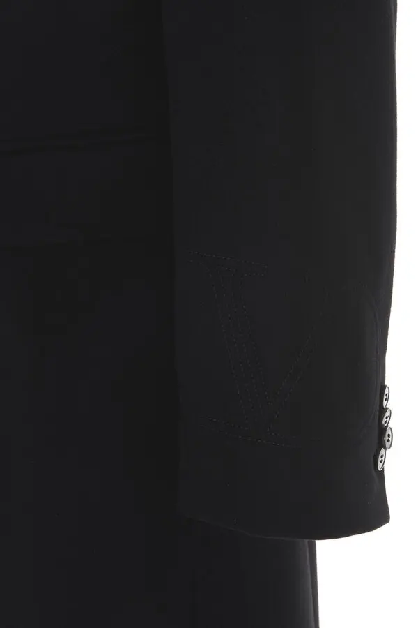 Valentino Garavani Single-breasted Wool Coat