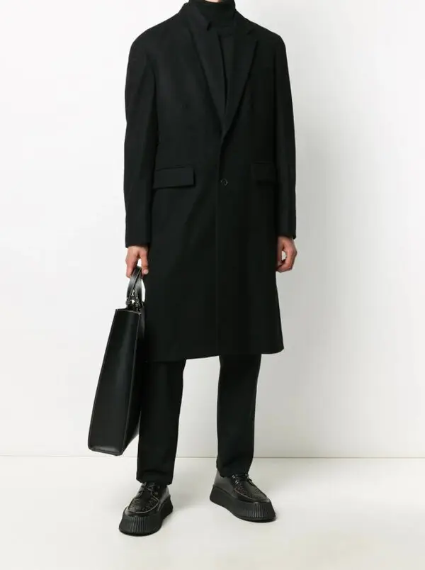 Valentino Garavani Single-breasted Wool Coat