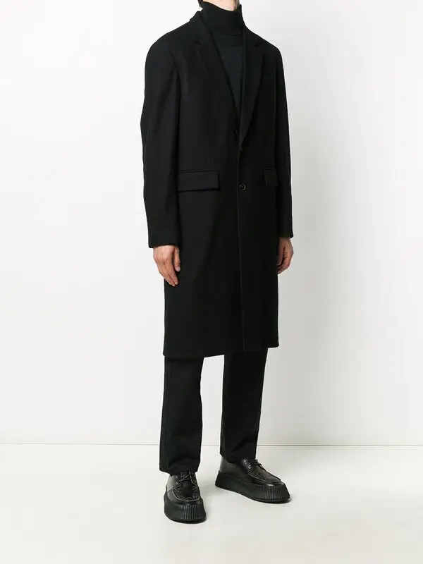 Valentino Garavani Single-breasted Wool Coat
