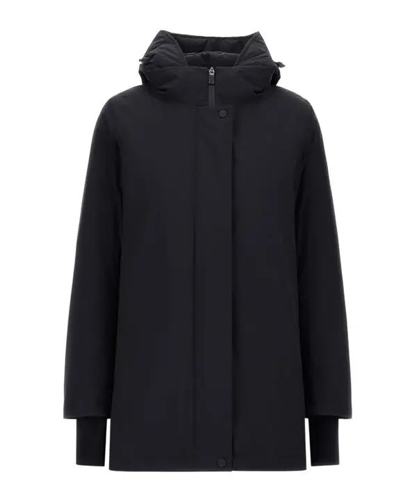 Herno Hooded Down Coat With Two-way Zip Fastening