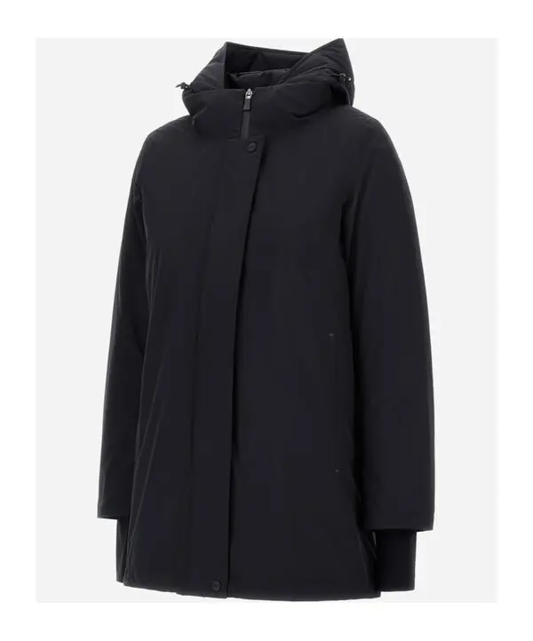 Herno Hooded Down Coat With Two-way Zip Fastening