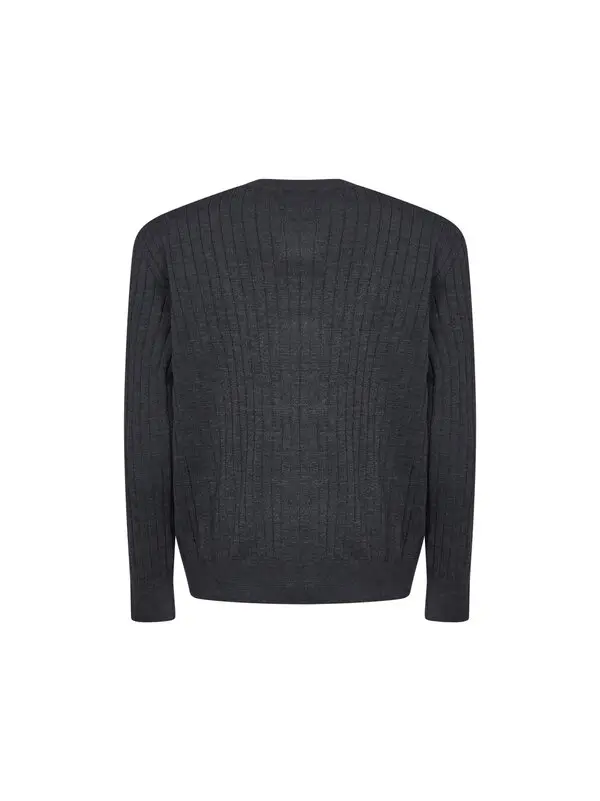 Bottega Veneta Long Sleeved Crewneck Cardigan