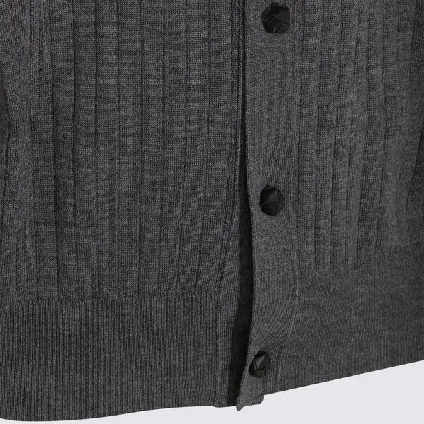 Bottega Veneta Long Sleeved Crewneck Cardigan