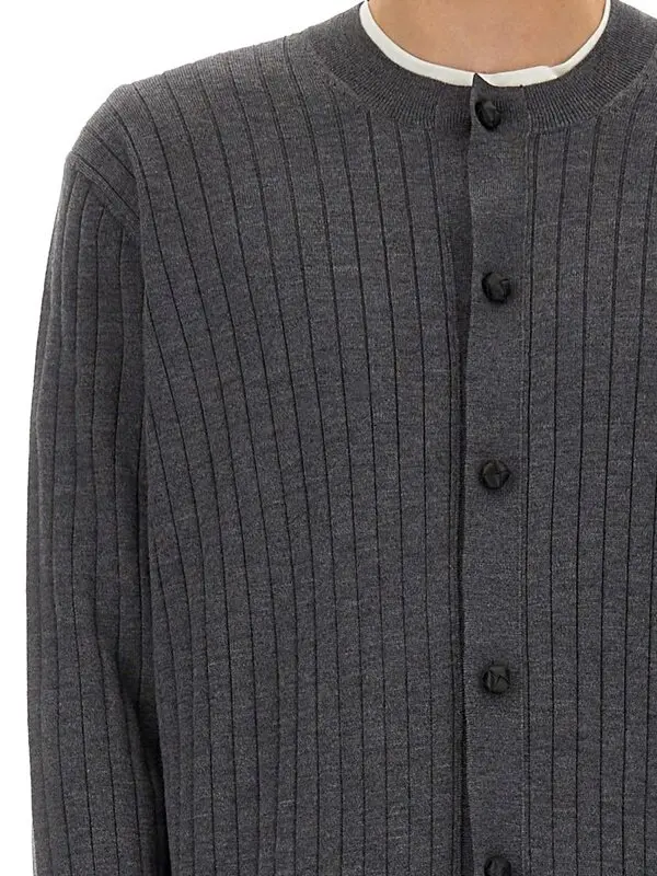 Bottega Veneta Long Sleeved Crewneck Cardigan