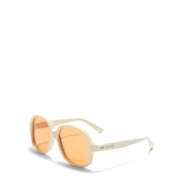 Valentino Garavani Oval Frame Sunglasses - Orange