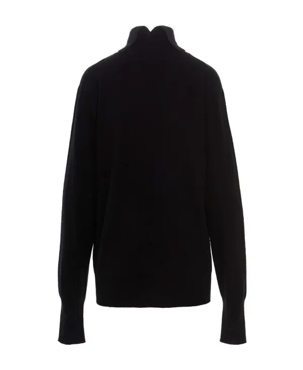JIL SANDER High-neck Plain Knit Sweater
