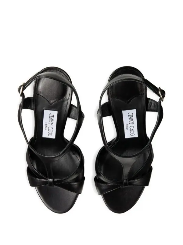 JIMMY CHOO Kesia High Platform Sandals - Black