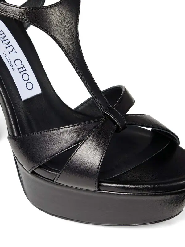 JIMMY CHOO Kesia High Platform Sandals - Black
