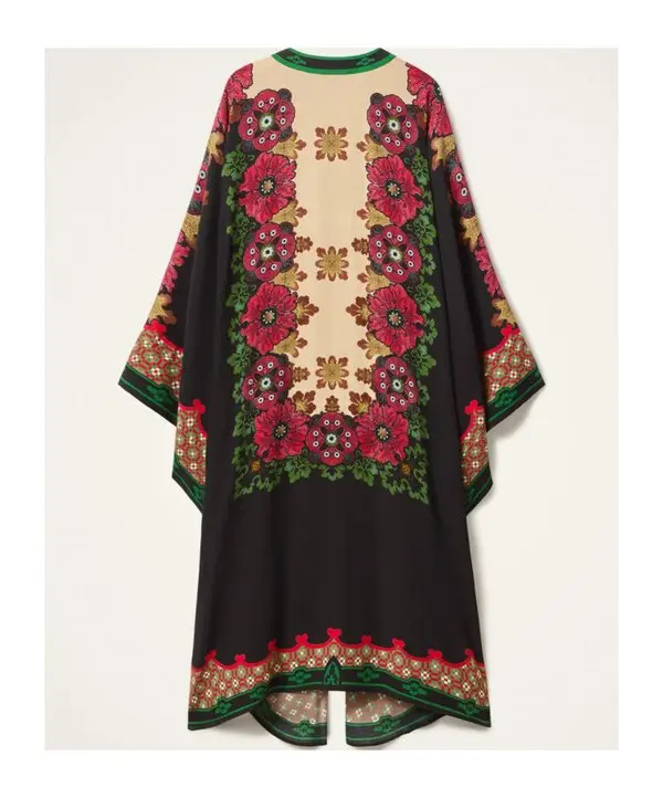 La DoubleJ Floral Print Asymmetric Day Dress