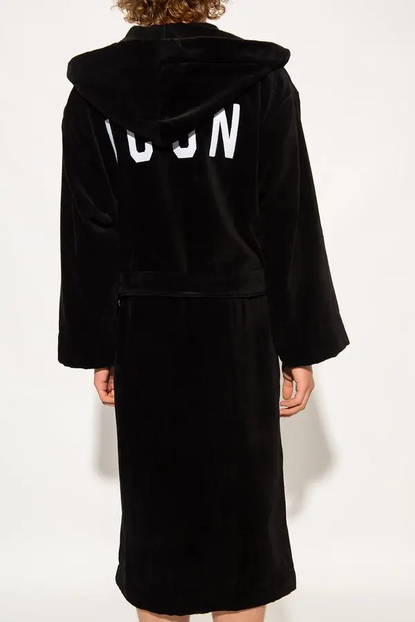 Dsquared2 Logo Hooded Robe
