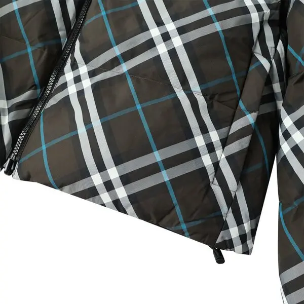 Burberry Reversible Checked Puffer Jacket - Comfortable Brown
