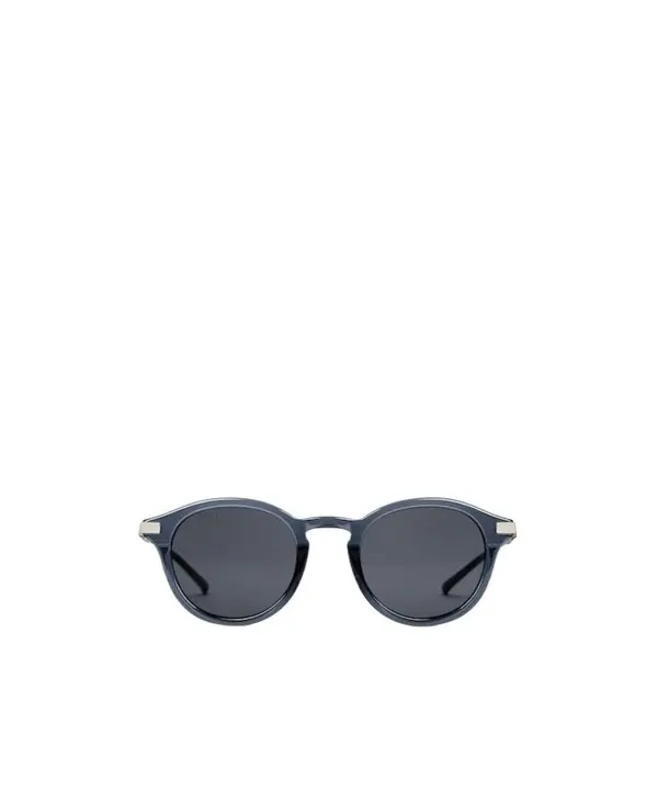 Gucci Round Frame Sunglasses - Shiny Transparent Blue