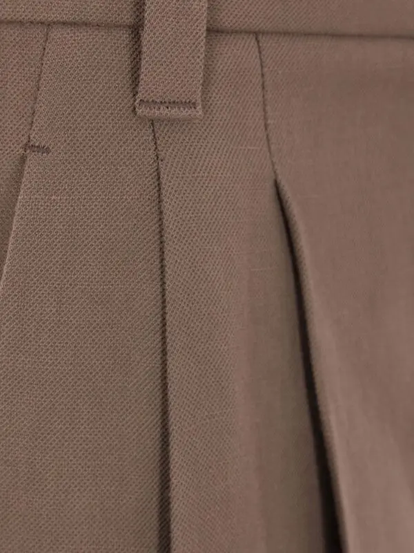 Brunello Cucinelli Pleated Straight-leg Trousers