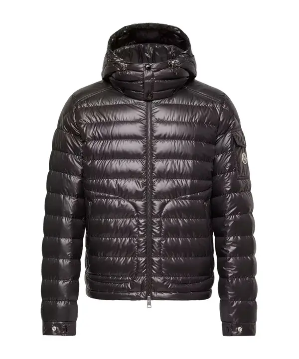 Moncler Lauros Hooded Down Jacket - Black