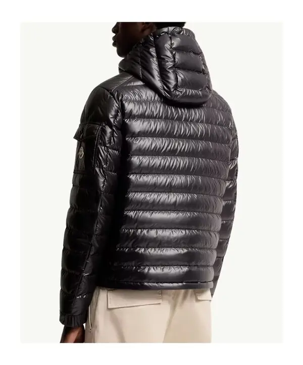 Moncler Lauros Hooded Down Jacket - Black
