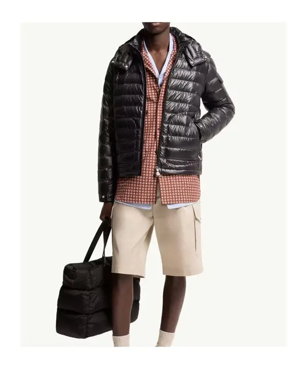 Moncler Lauros Hooded Down Jacket - Black